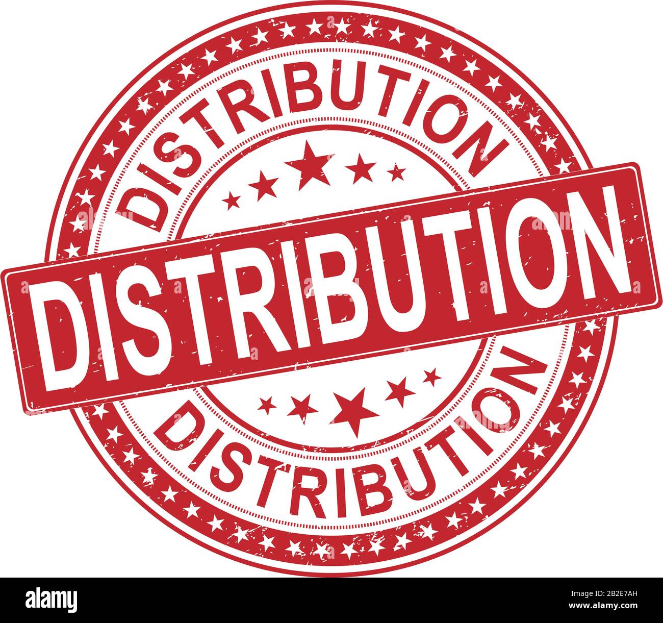 business stamp vector vector illustration text DISTRIBUTION Stock ...