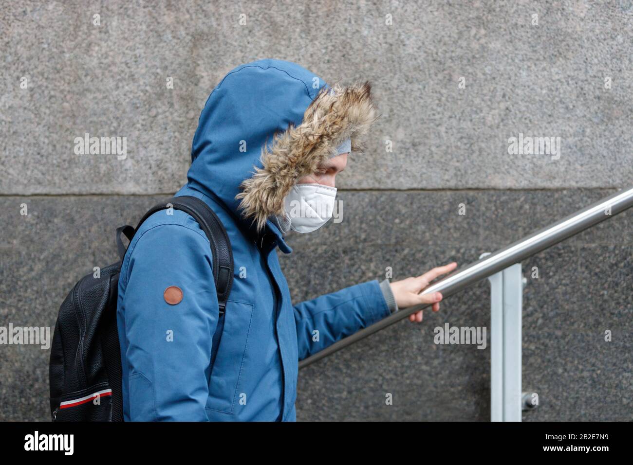 Infectious person in public hi-res stock photography and images - Alamy
