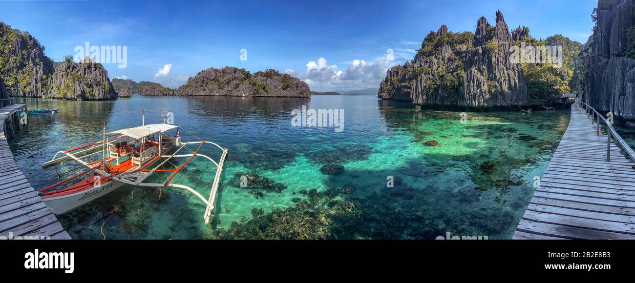 Twin Lagoon in coron island, Palawan, Philippines Stock Photo - Alamy