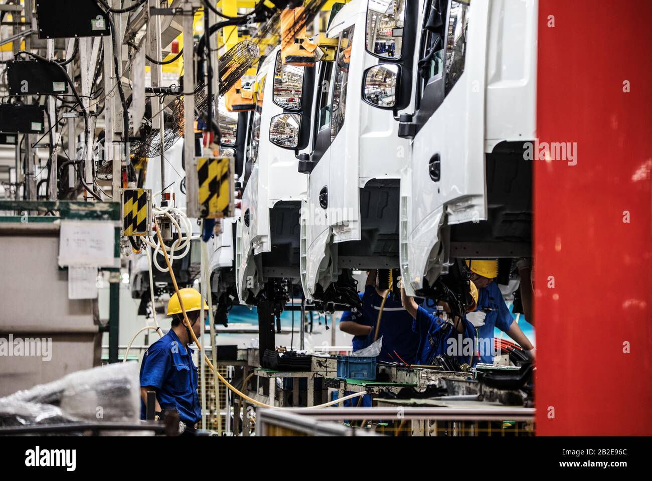 Modern factory rail car production hi-res stock photography and images ...