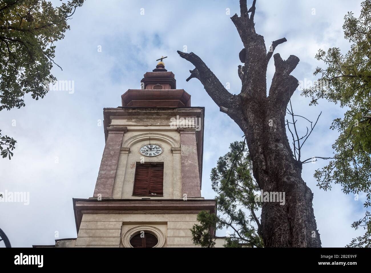 Serbian orthodox Church of Uljma, a 19th century old Austro Hungarian ...