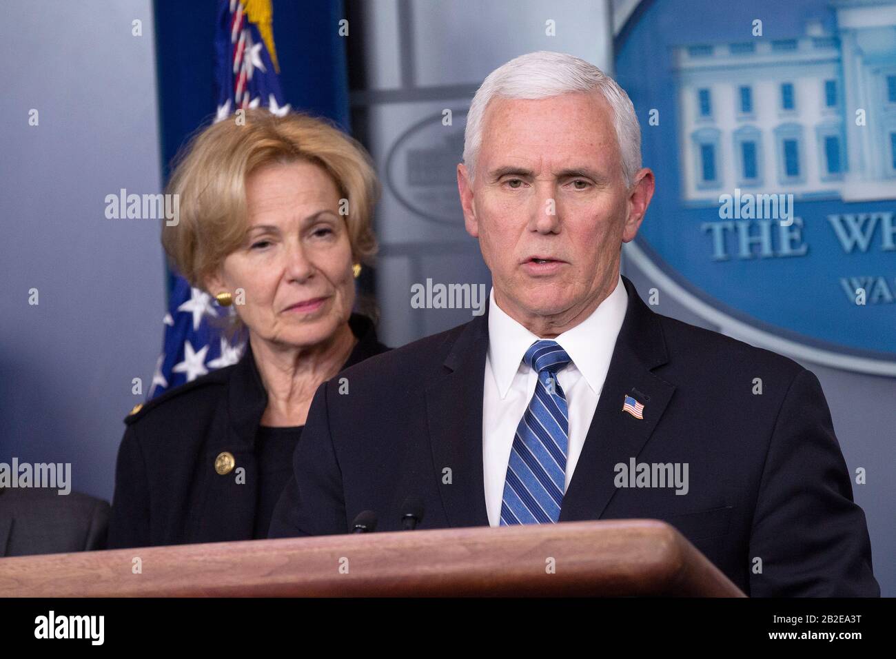 Washington, DC, USA. 2nd Mar, 2020. Ambassador Dr. Deborah Burke, left ...