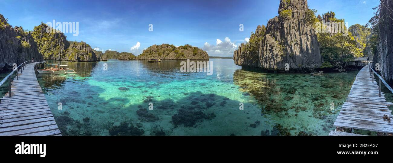 Twin Lagoon in coron island, Palawan, Philippines Stock Photo - Alamy