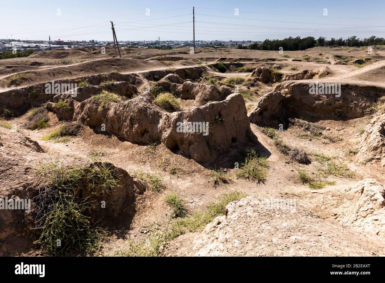 Afrasiyab Settlement, is ruins of ancient Samarkand, Samarkand ...