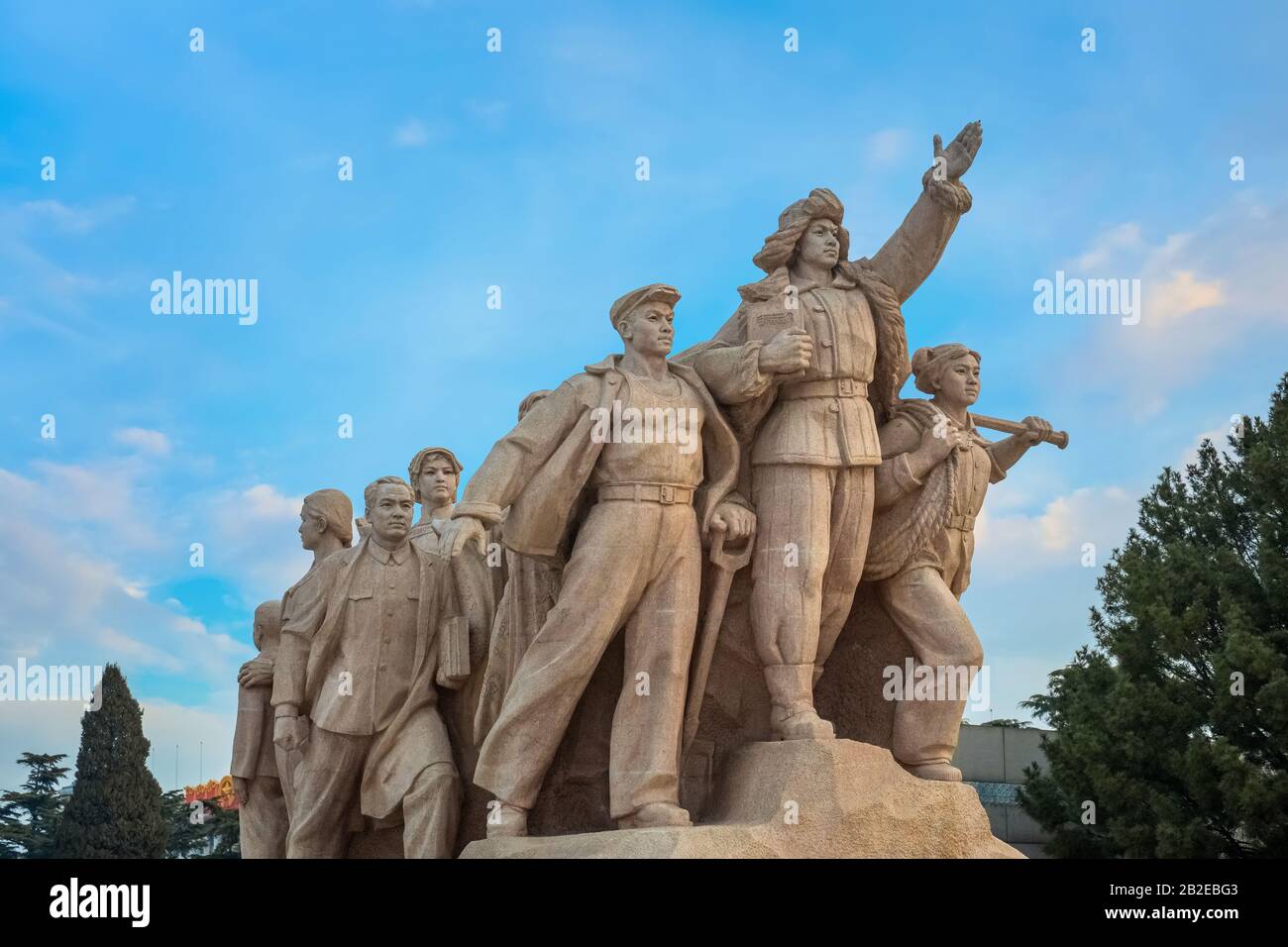 Beijing, China - Jan 17 2020: Monument's of people at Memorial Hall of ...