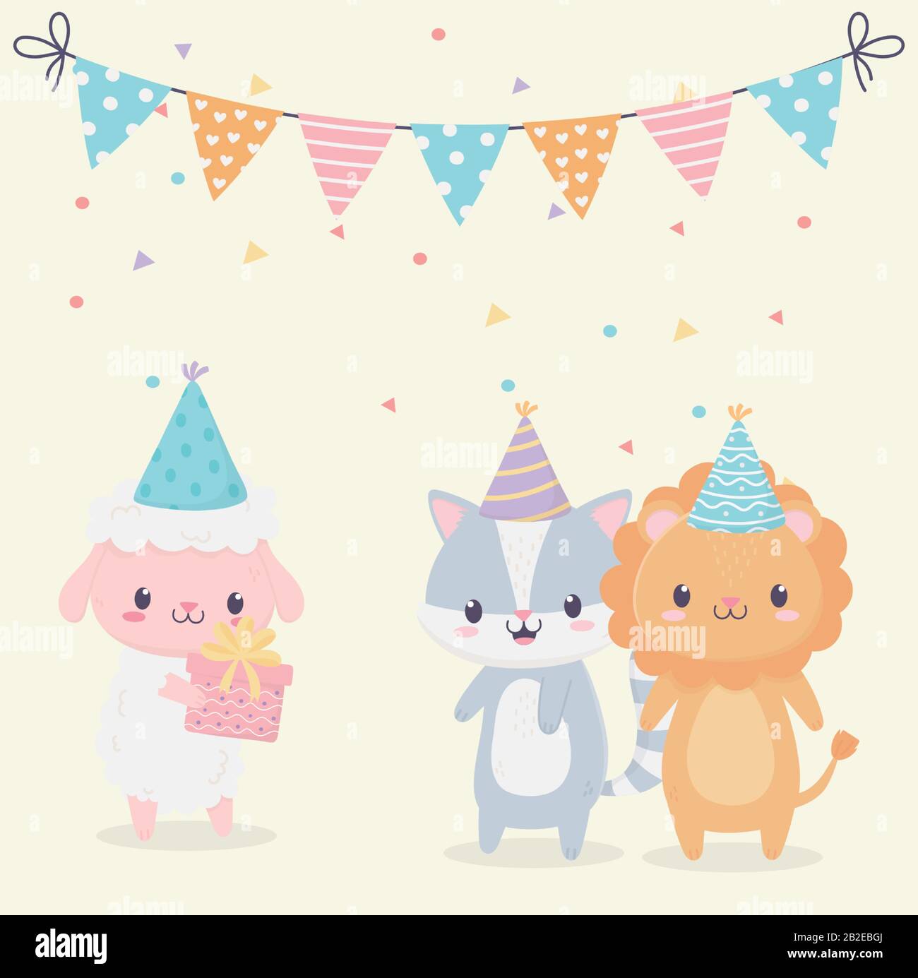Animals Wearing Party Hats