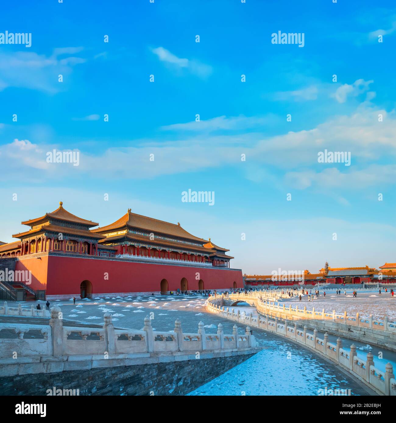 Beijing, China - Jan 9 2020: Wumen (Meridian Gate) of the Forbidden ...