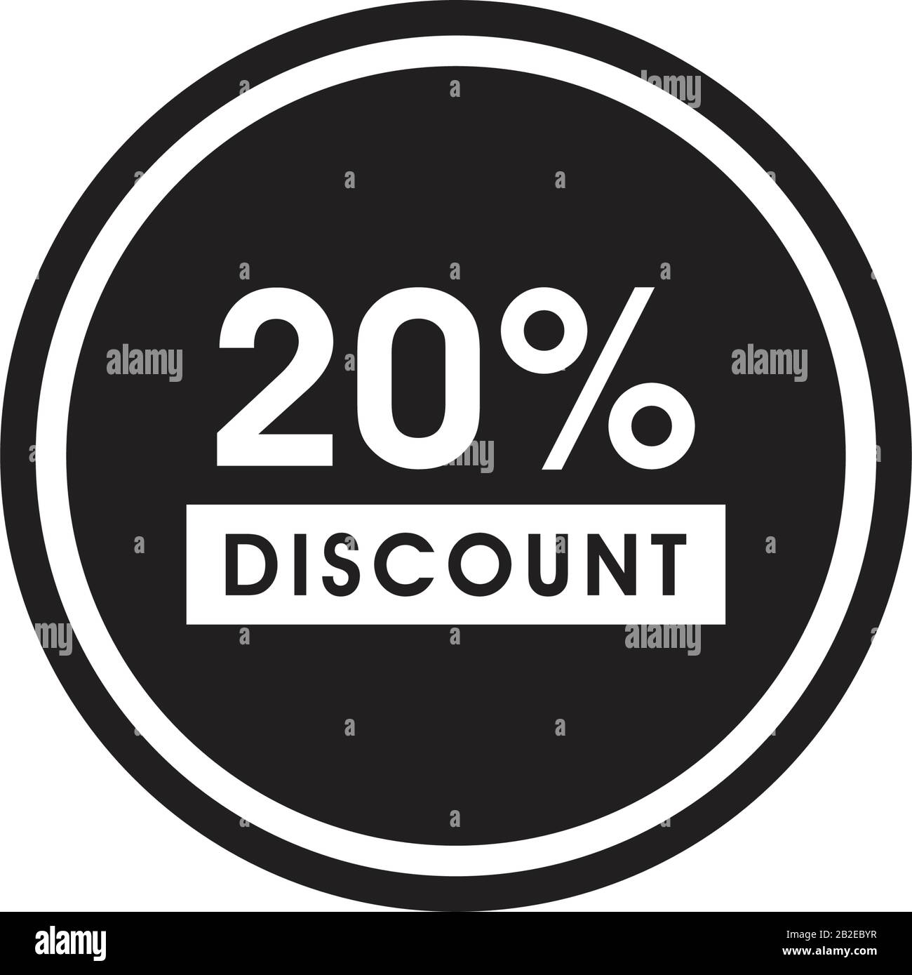 Percent discount icon template black color editable. Percent discount ...