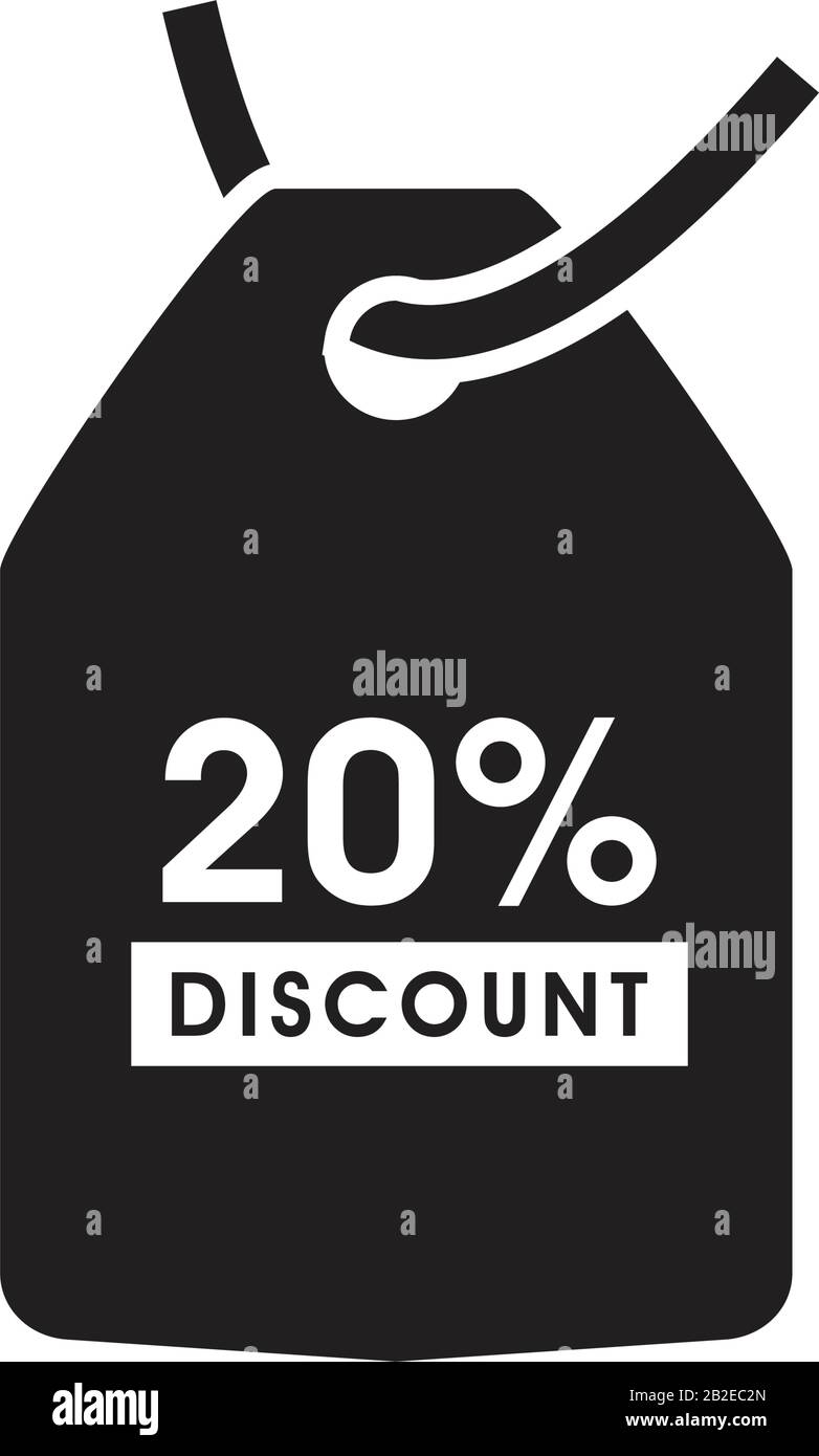 Percent discount icon template black color editable. Percent discount ...
