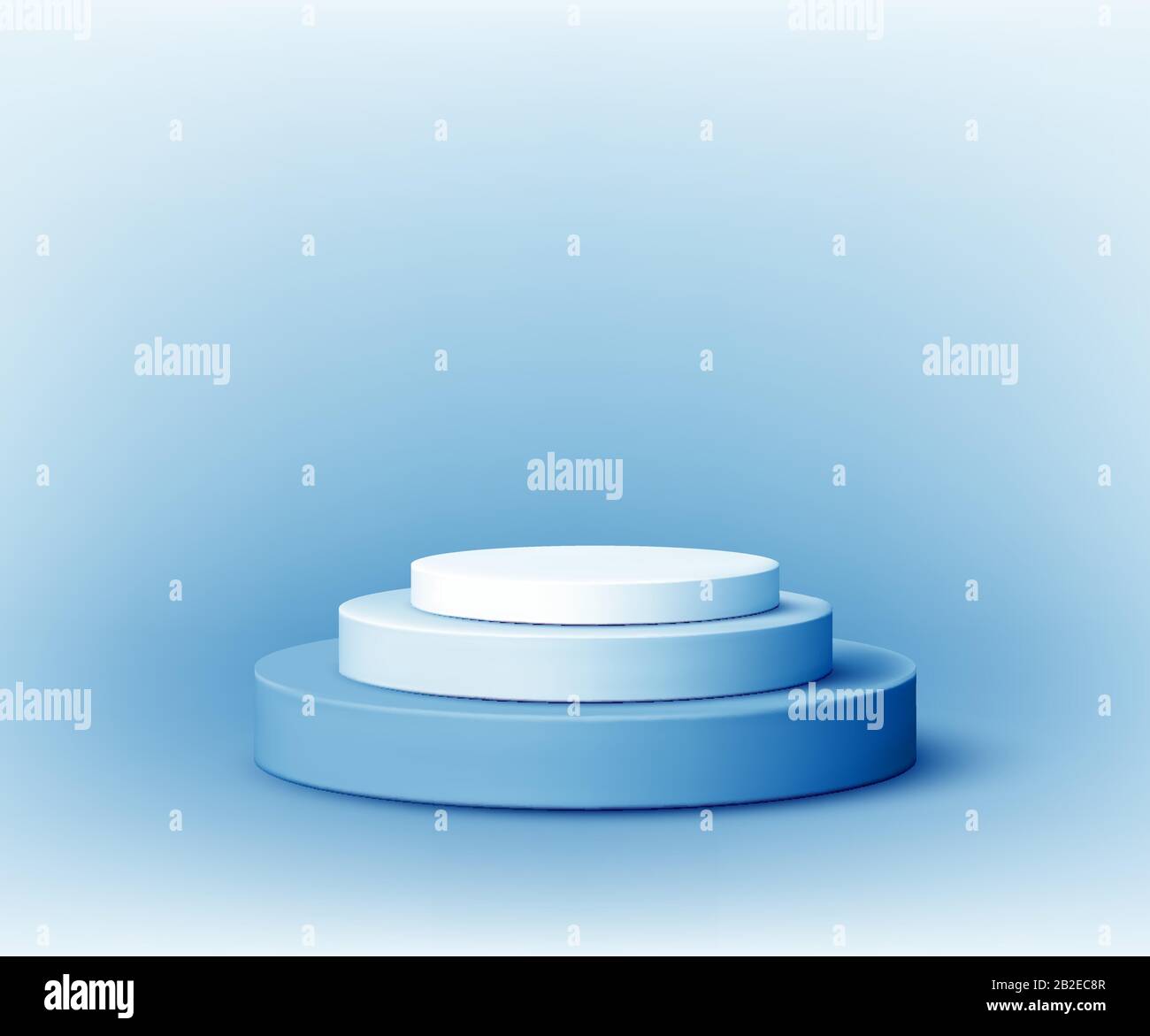 Round empty podium. Award ceremony concept. Stage backdrop. Vector ...