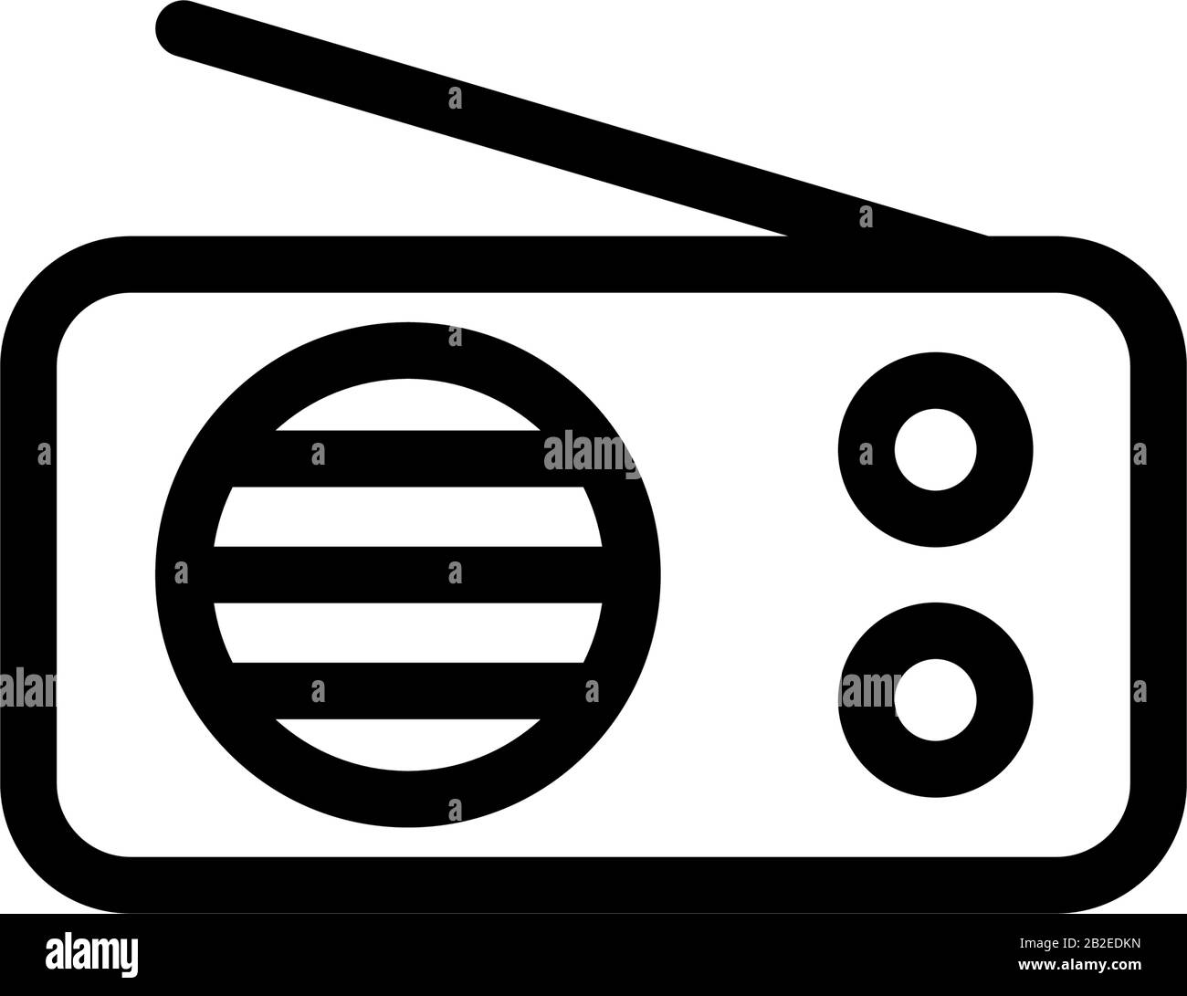 Radio icon design vector template Stock Vector Image & Art - Alamy