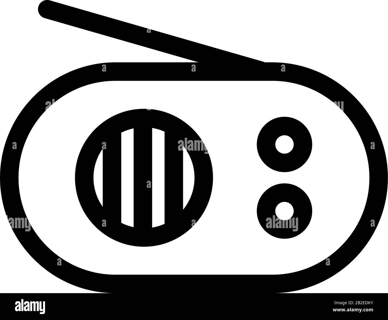 Radio icon design vector template Stock Vector Image & Art - Alamy