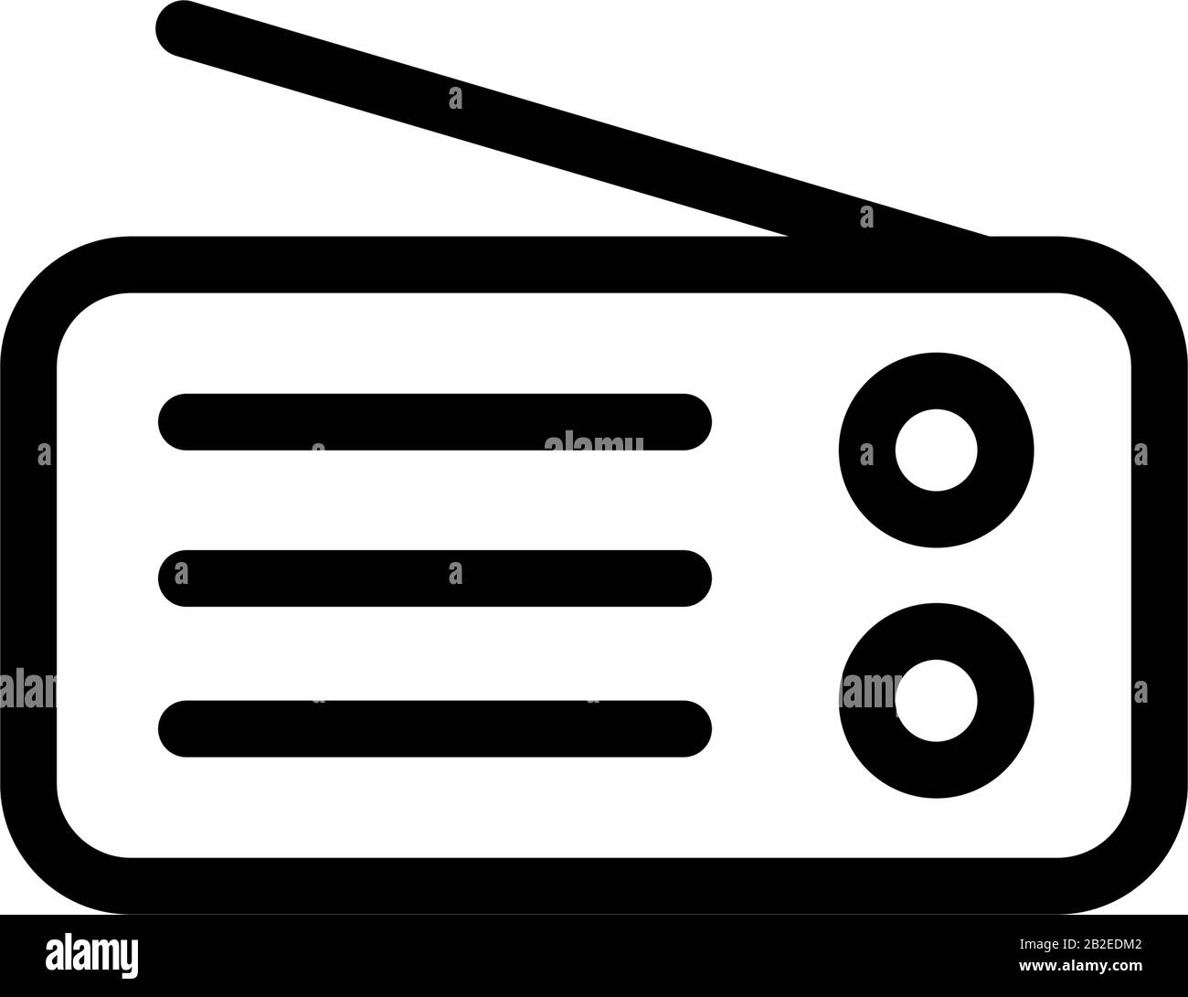 Radio icon design vector template Stock Vector Image & Art - Alamy