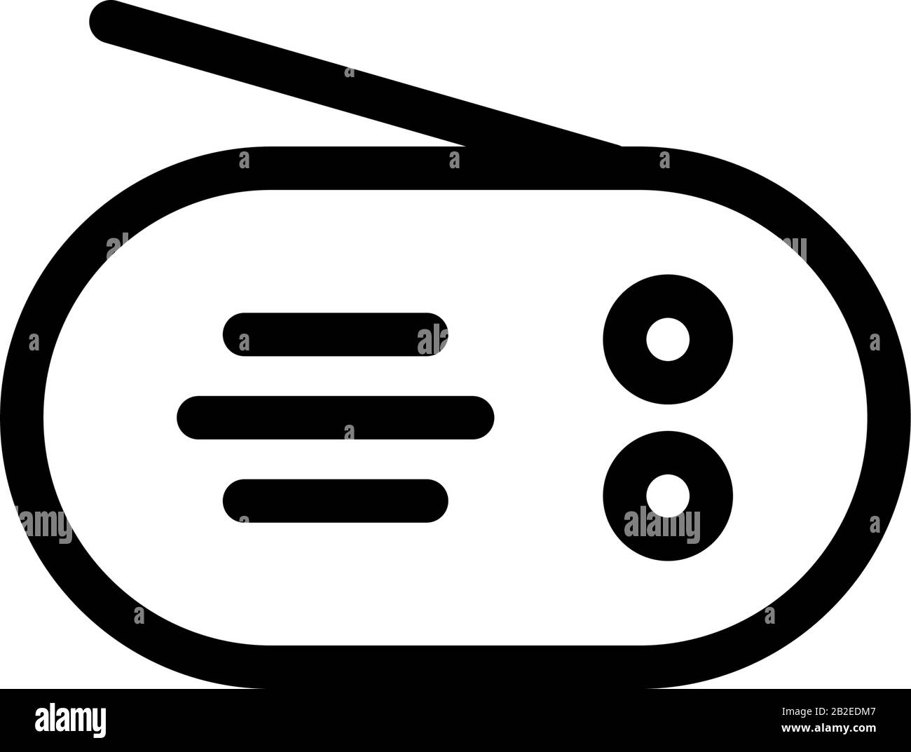 Radio icon design vector template Stock Vector Image & Art - Alamy