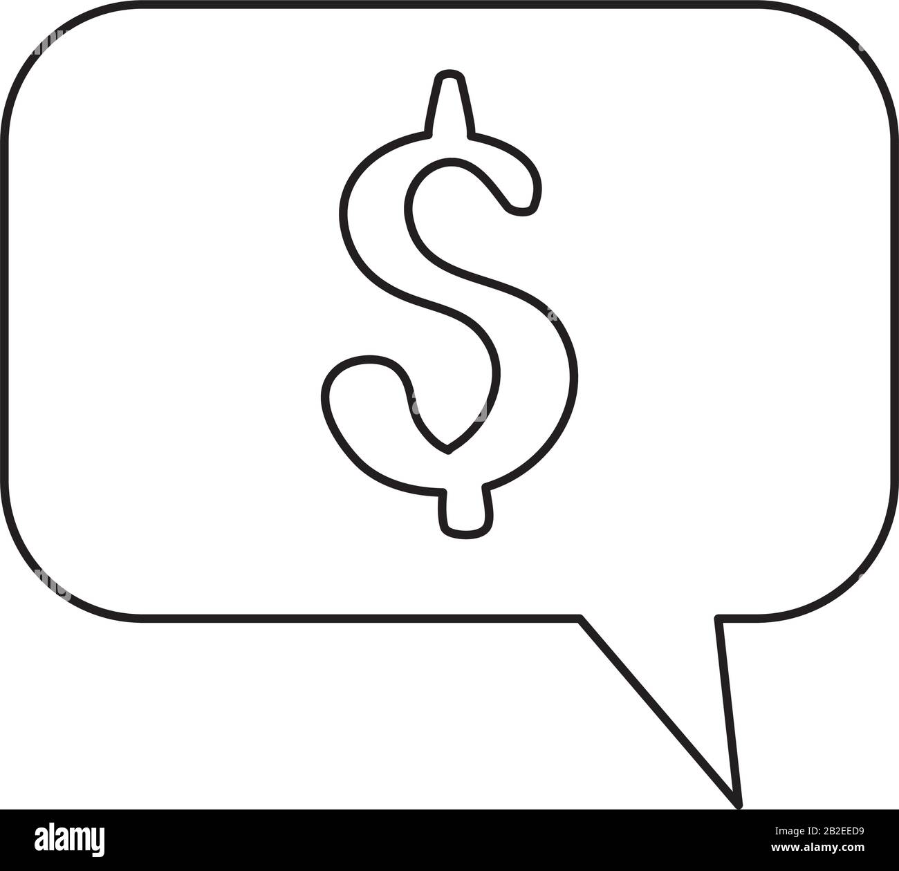 Isolated dollar bubble vector design Stock Vector Image & Art - Alamy