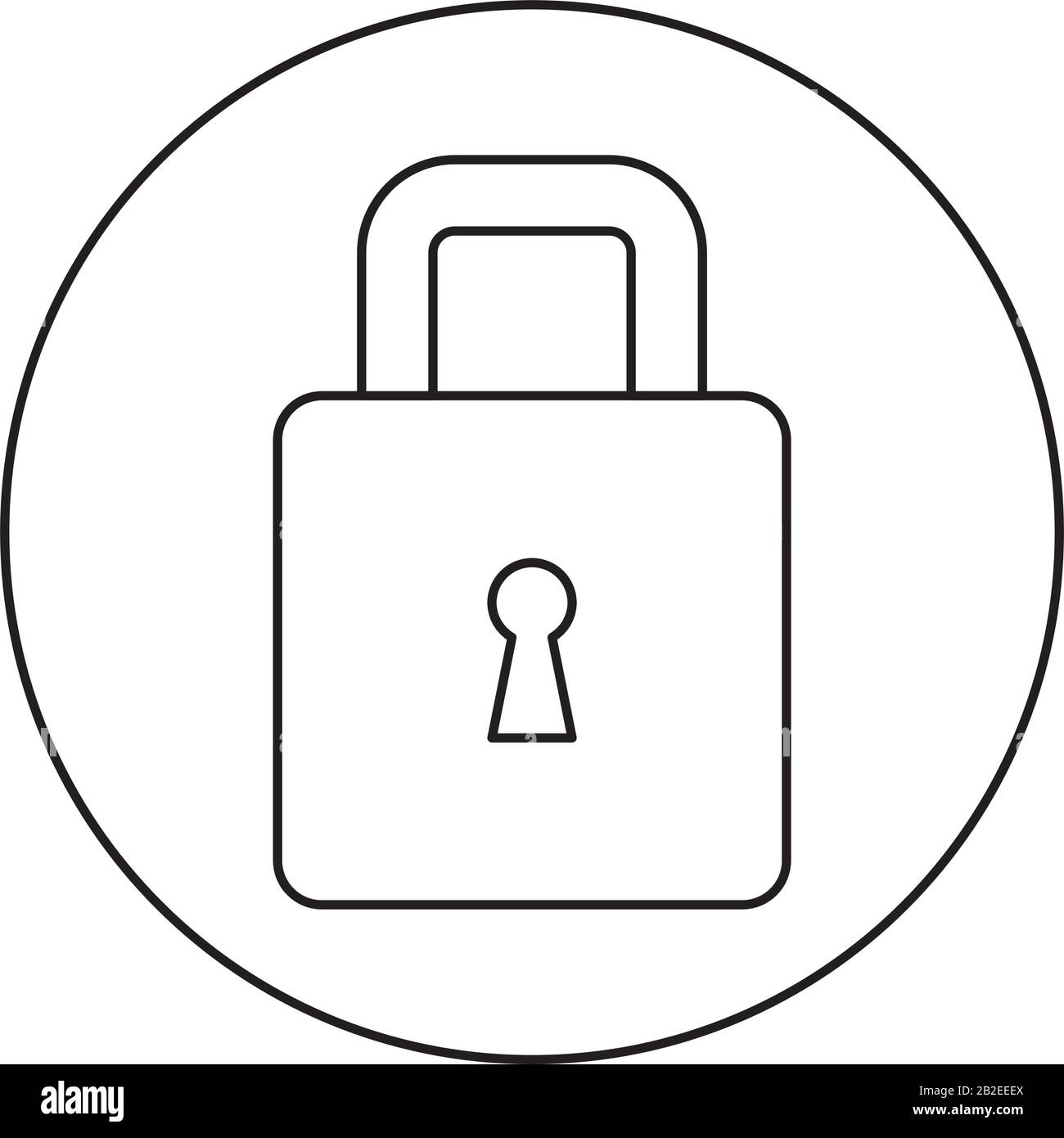 Padlock of security system vector design Stock Vector Image & Art - Alamy