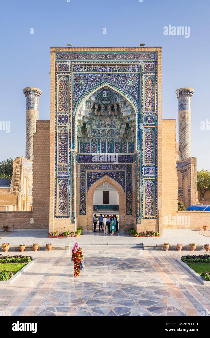 Gur-e-Amir mausoleum, Gur-Emir, Samarkand, Uzbekistan, Central Asia ...