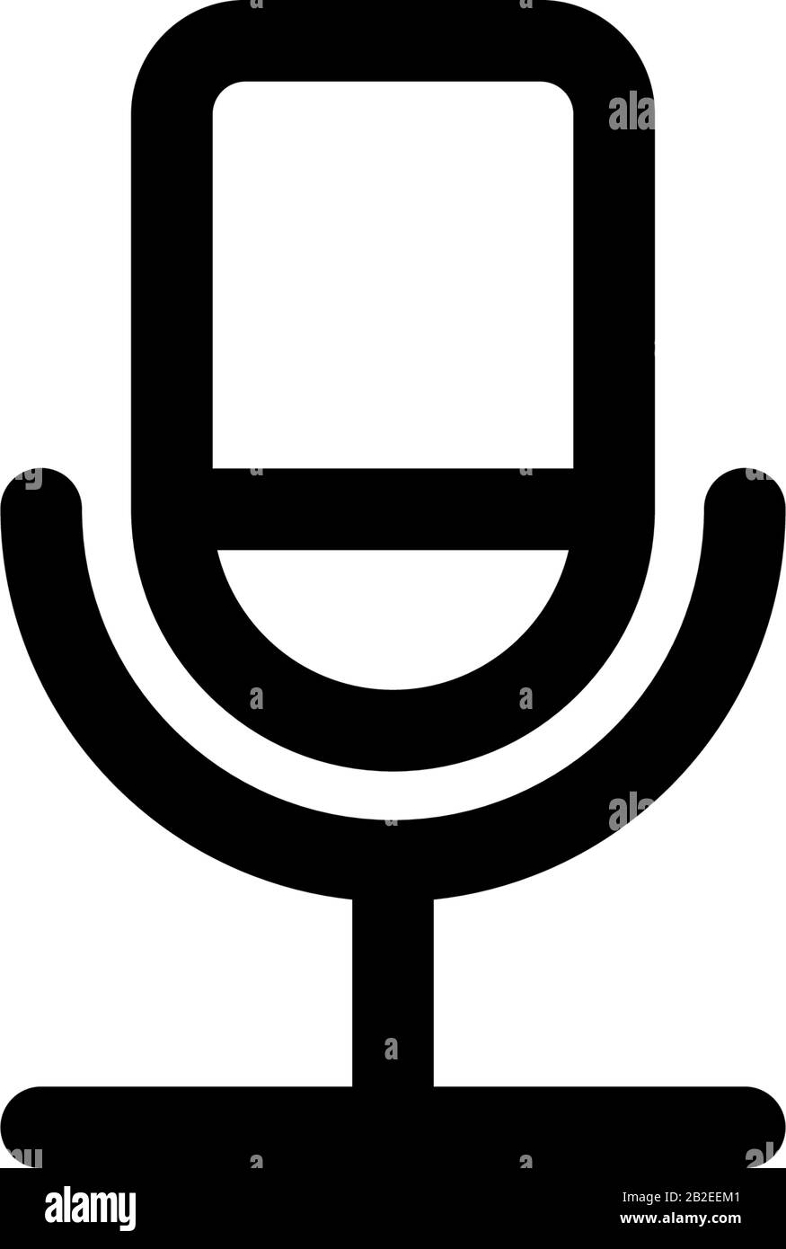 Microphone symbol hi-res stock photography and images - Alamy