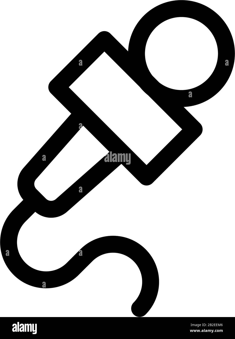 Studio microphone broadcasting podcast Black and White Stock Photos ...