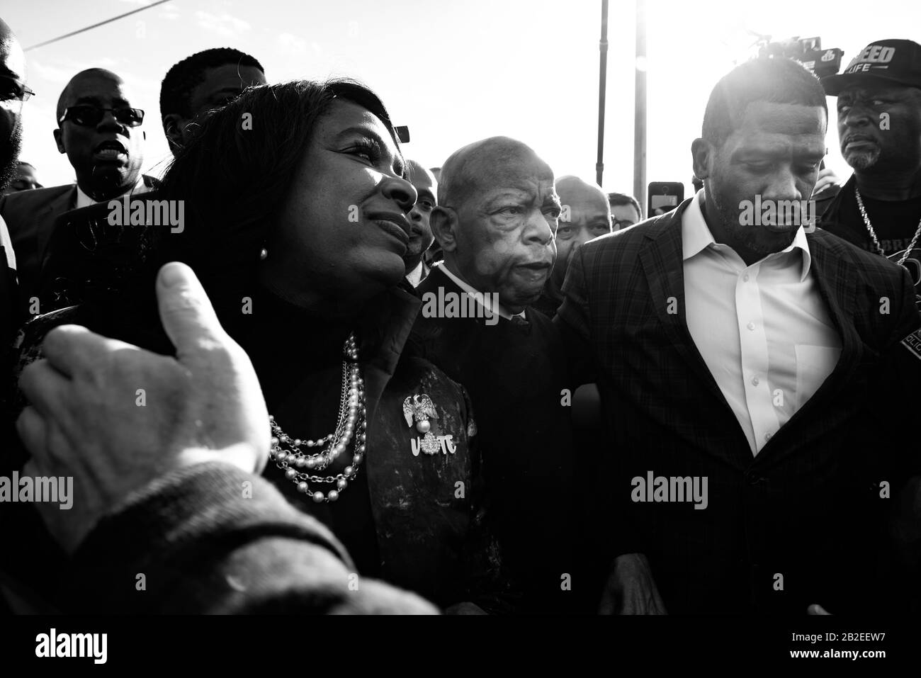 Edmund pettus bridge Black and White Stock Photos & Images - Alamy
