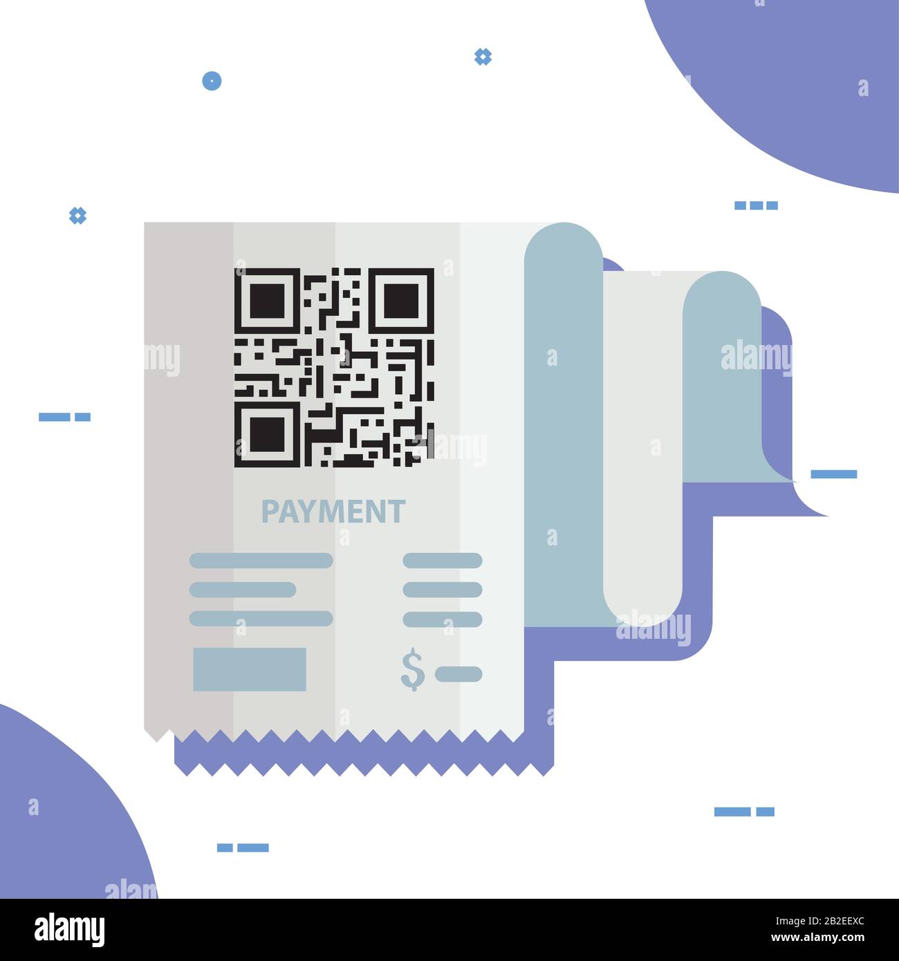 Qr code paper Stock Vector Images - Alamy
