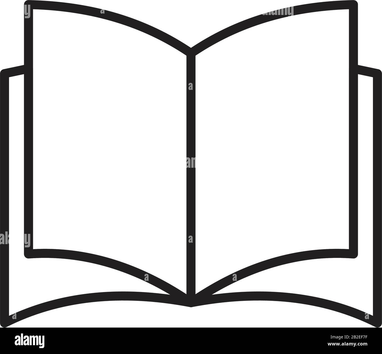 Book icon template black color editable. Book icon symbol Flat vector ...