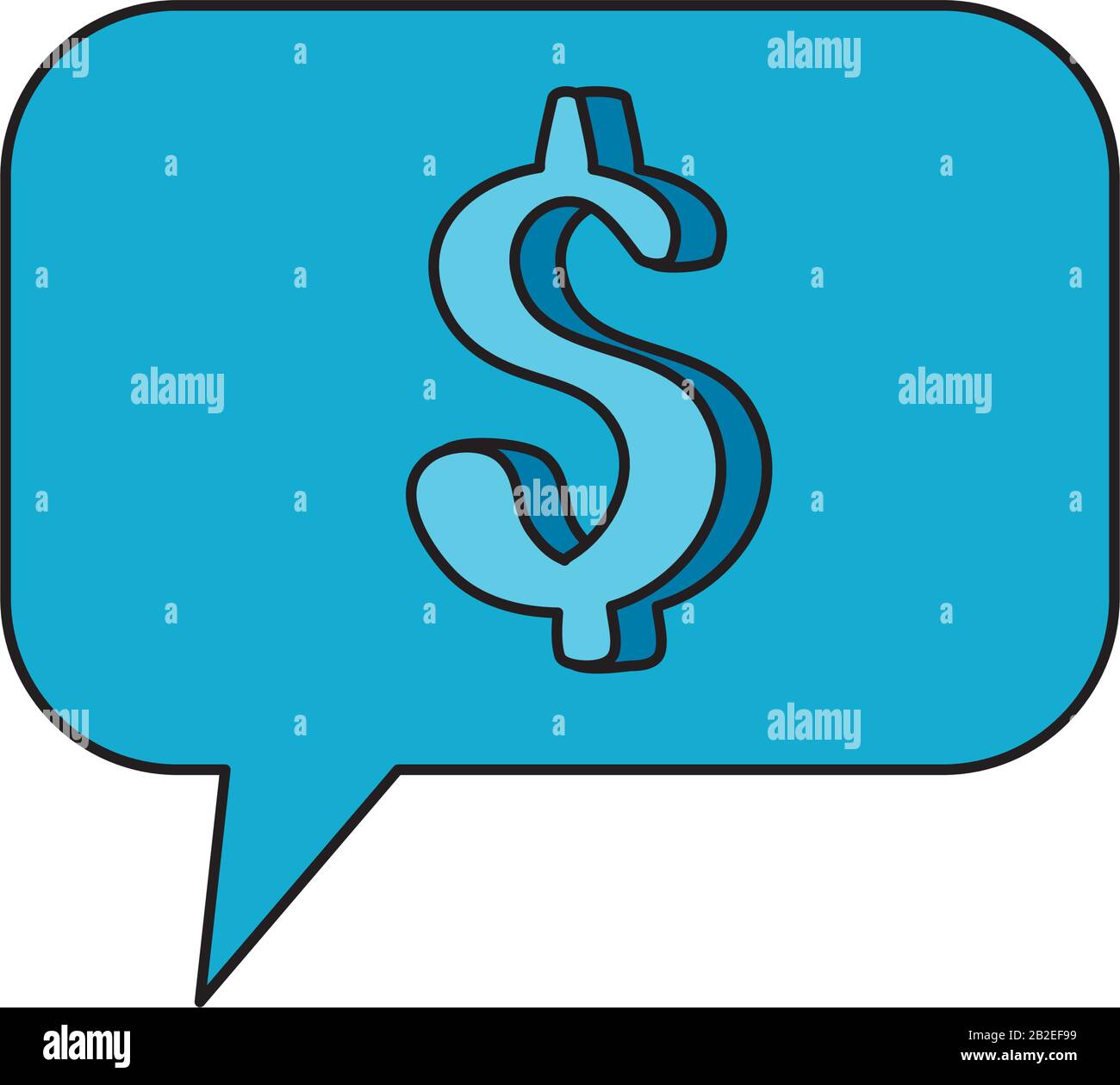 Isolated dollar bubble vector design Stock Vector Image & Art - Alamy