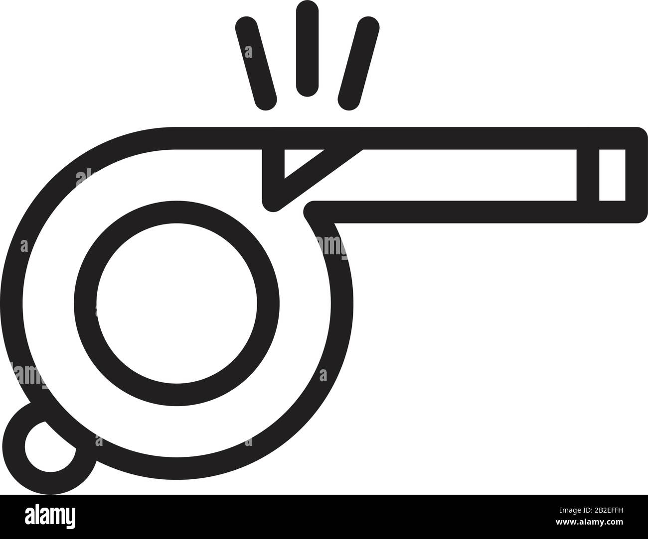 Whistle icon template black color editable. Whistle icon icon symbol ...