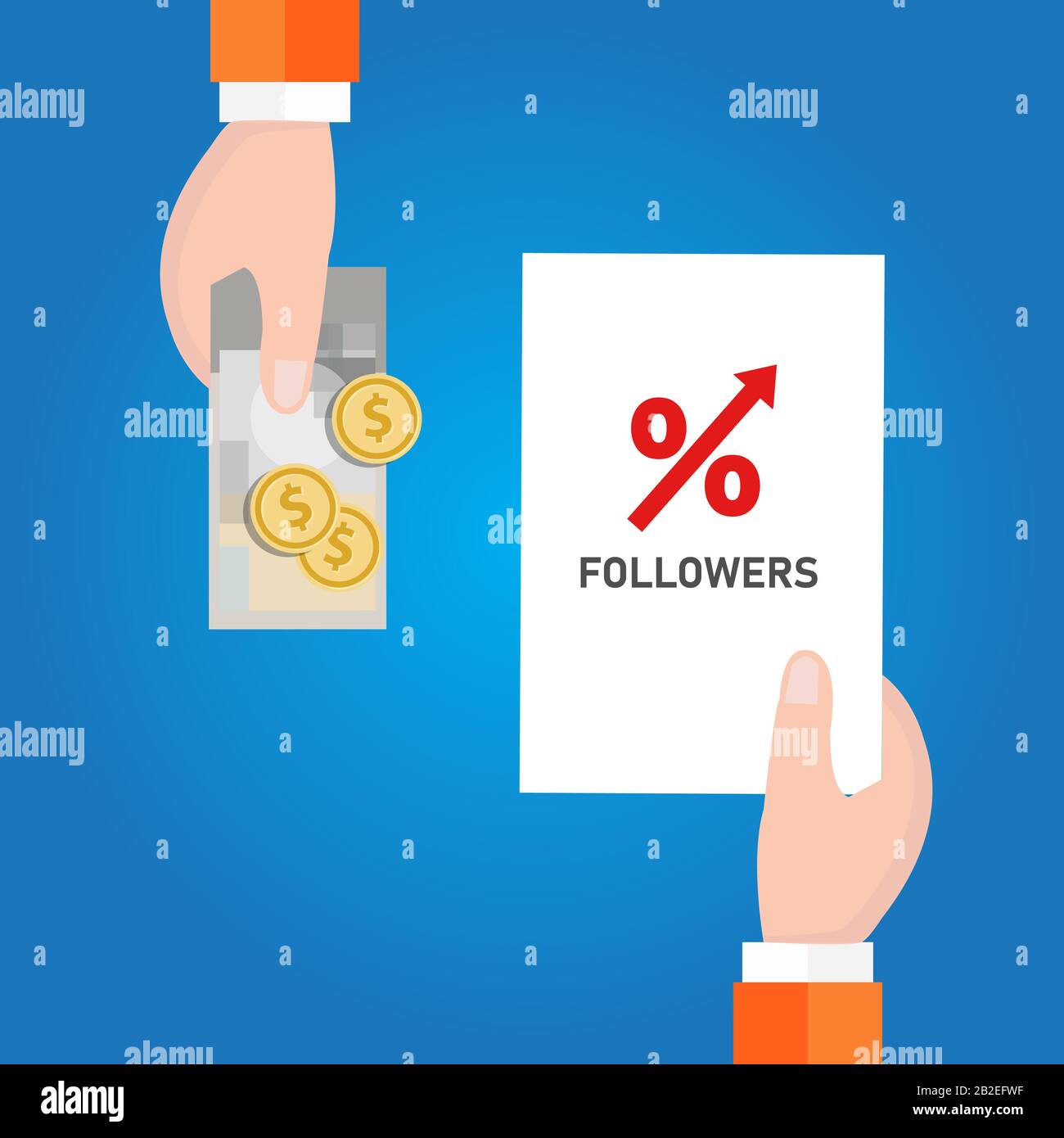 Percentage increase Stock Vector Images - Alamy