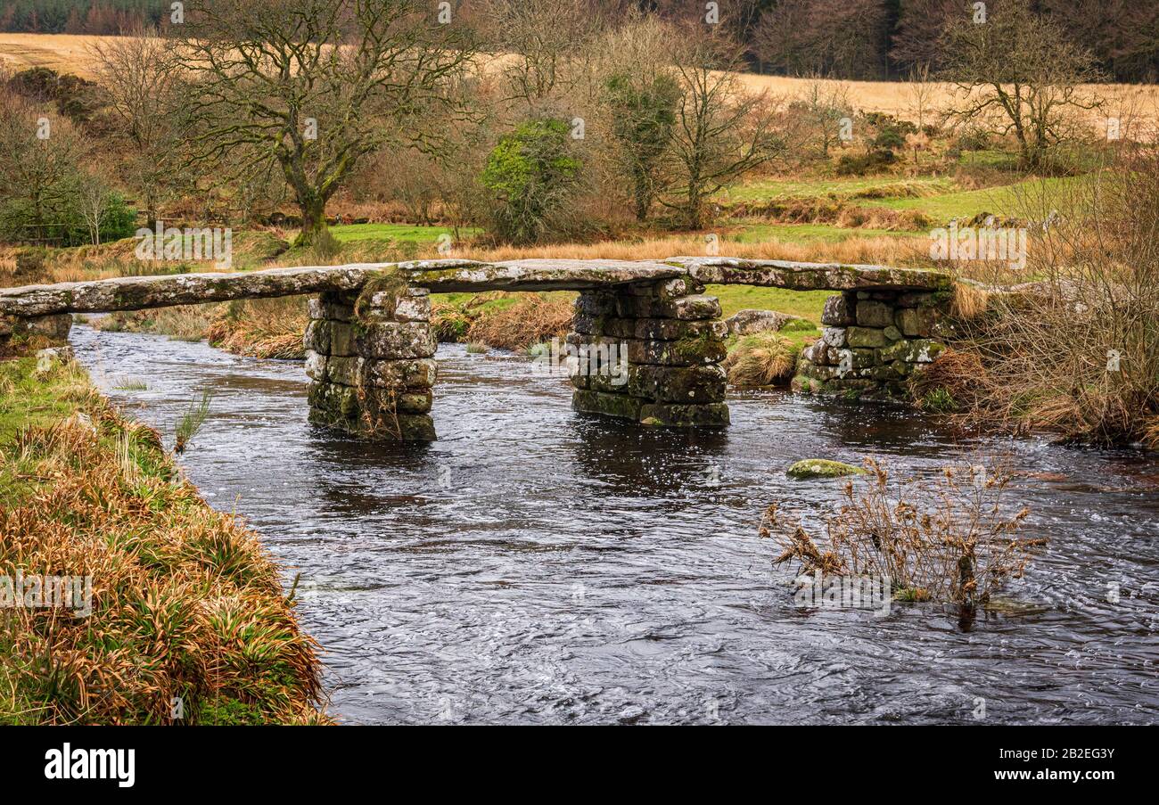 A 13th Century Clapper Bridge and Grade II-listed bridge nearby built ...