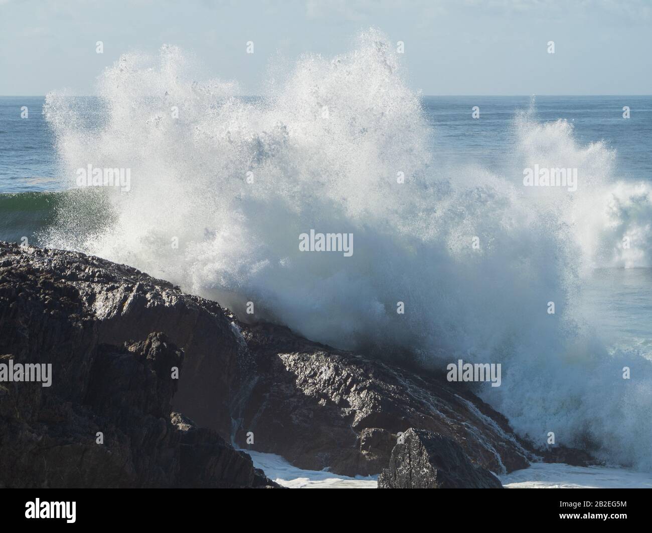 Headland seaspray hi-res stock photography and images - Alamy