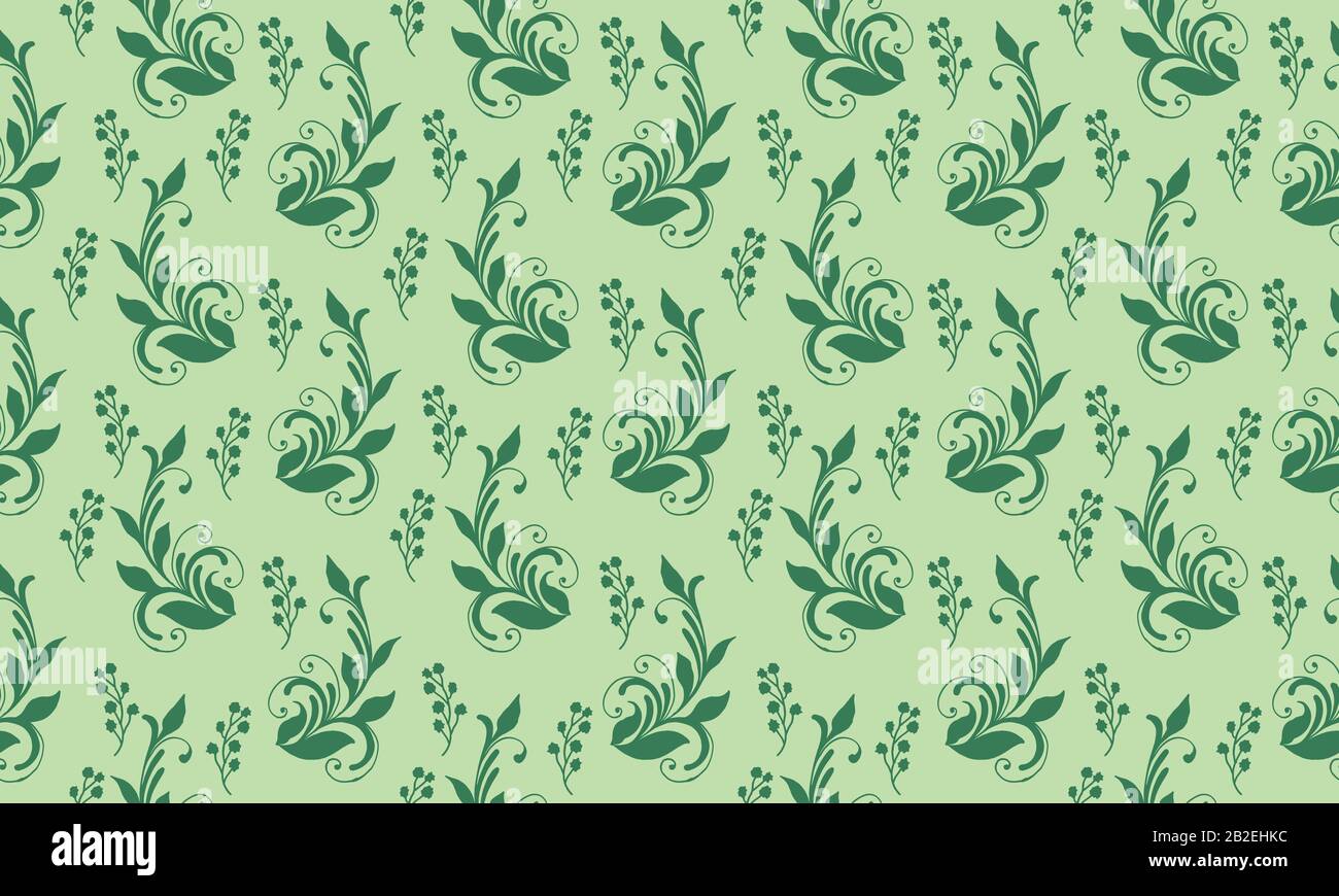Botanical leaf design, with modern flower pattern background design ...