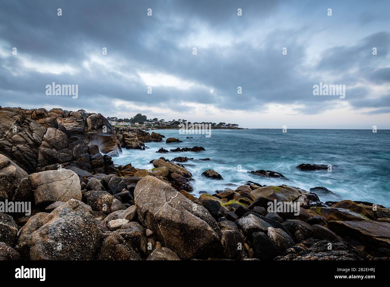 Lovers Point Park at Dawn Stock Photo - Alamy