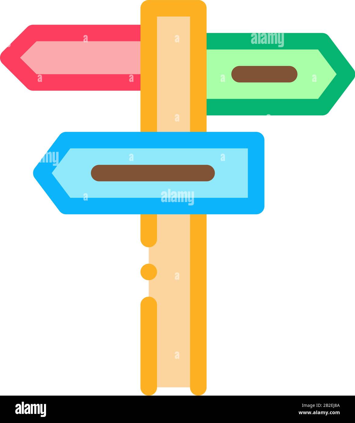 Direction Plates Signpost Icon Thin Line Vector Stock Vector Image ... Direction Plates Signpost Icon Thin Line Vector Stock Vector Image ...
