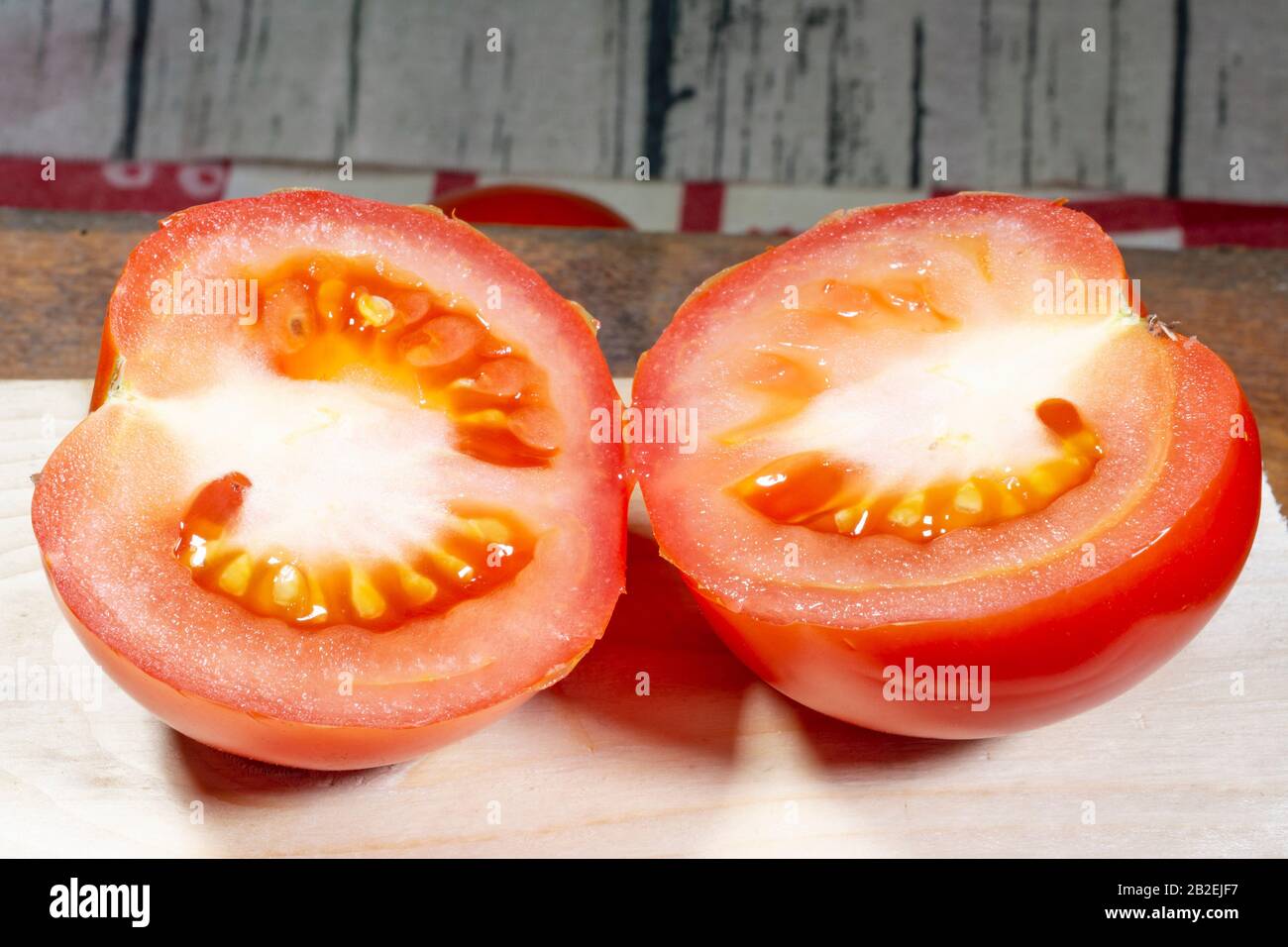 Split tomato hi-res stock photography and images - Alamy