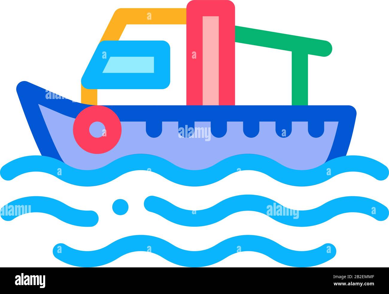 Asian Fishing Boat Stock Vector Images - Alamy