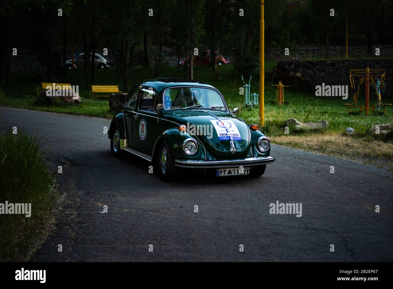 Vintage volkswagen poster hi-res stock photography and images - Alamy
