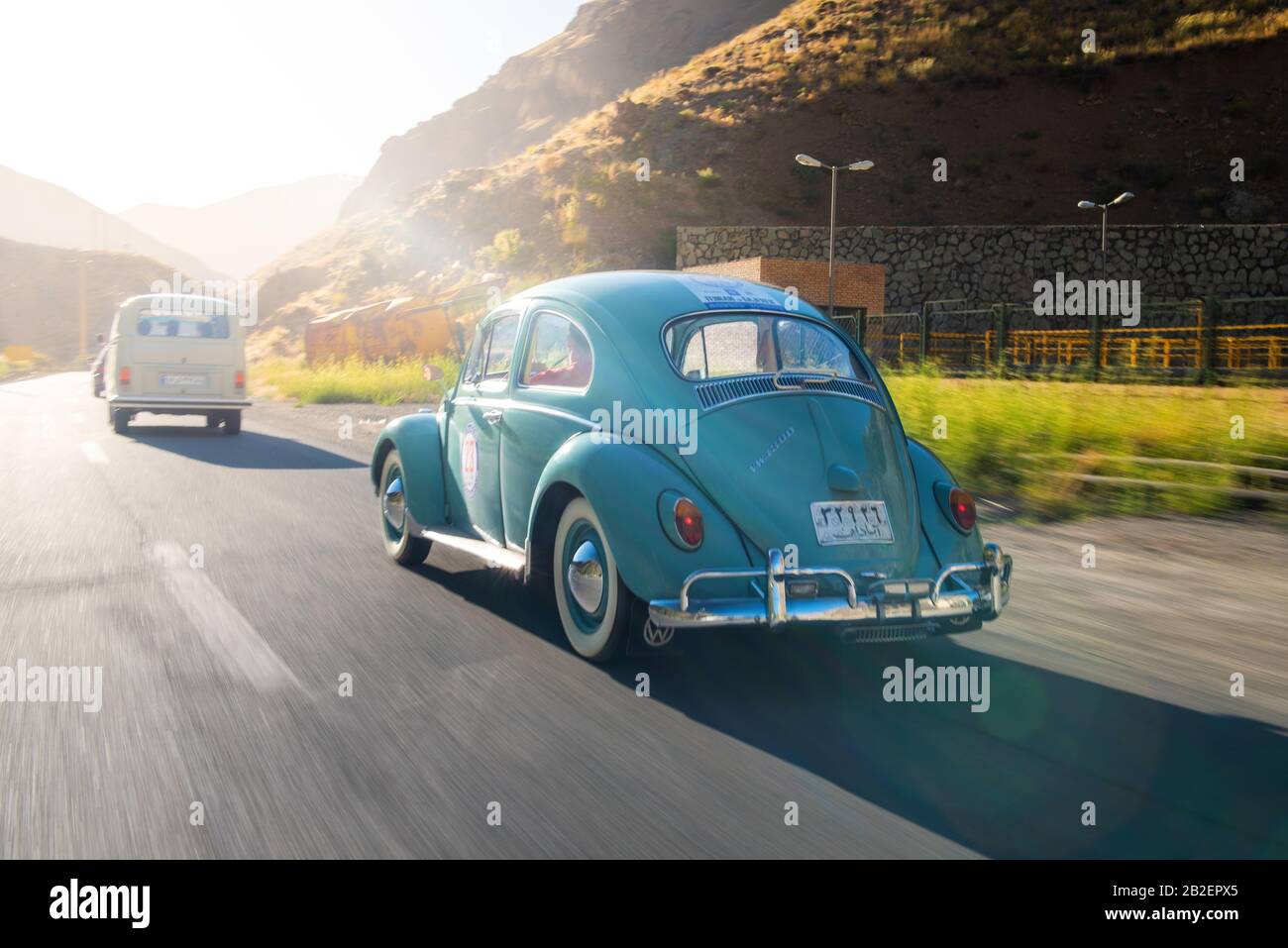 Vintage volkswagen poster hi-res stock photography and images - Alamy
