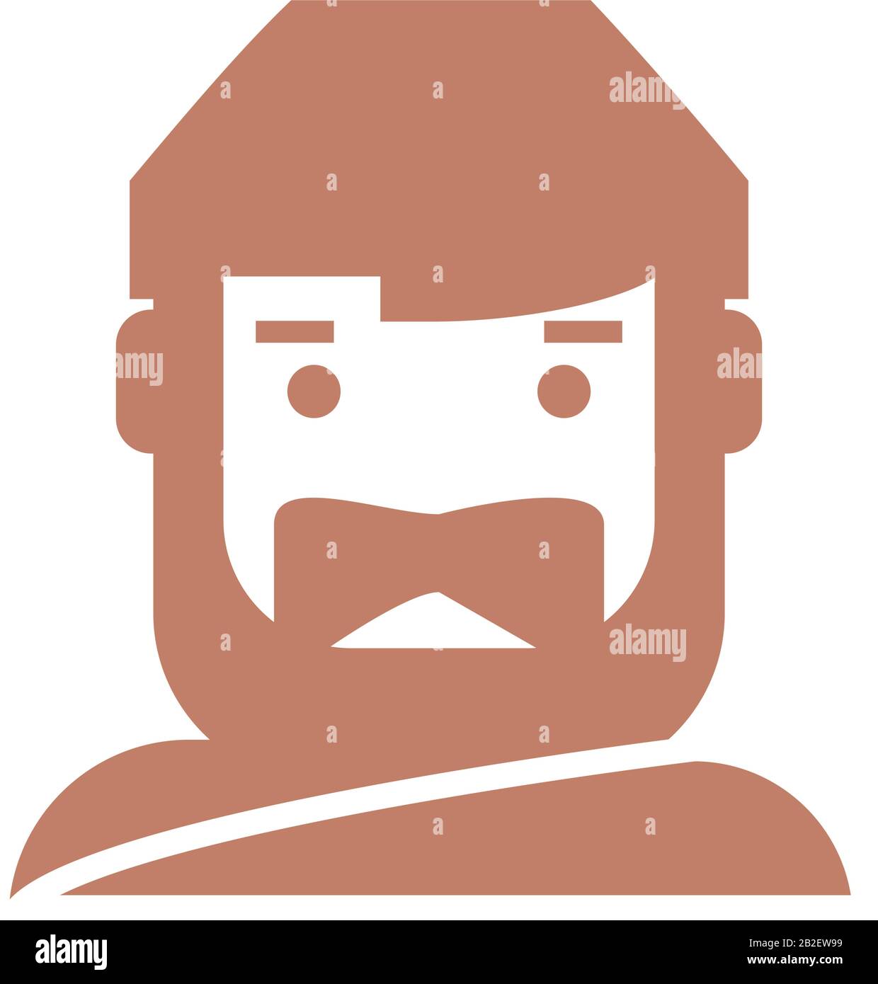 cartoon islamic man icon over white background, silhouette style ...