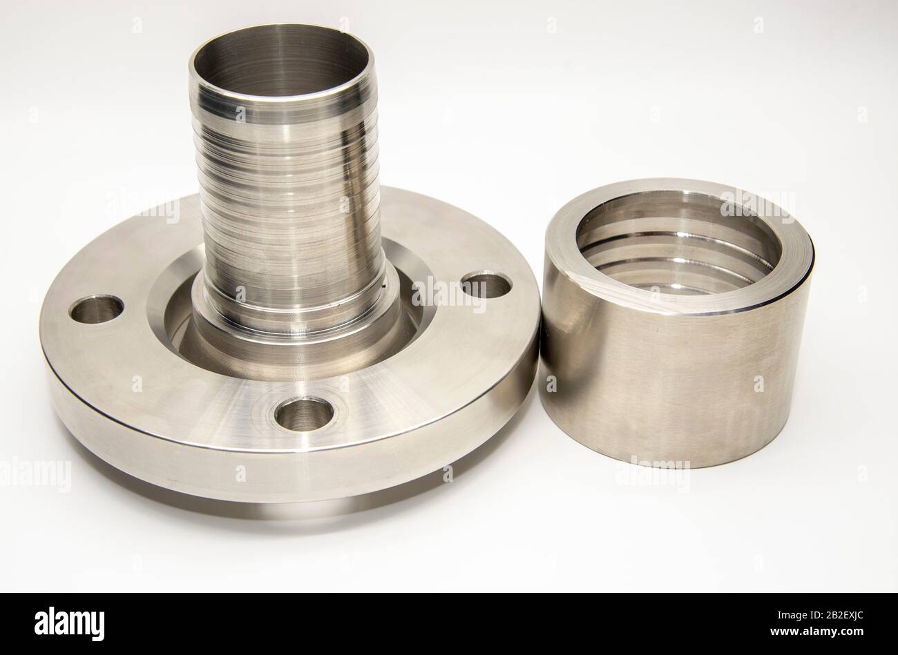 Steel welding fittings on group, Such as flange, bushing Stock Photo ...