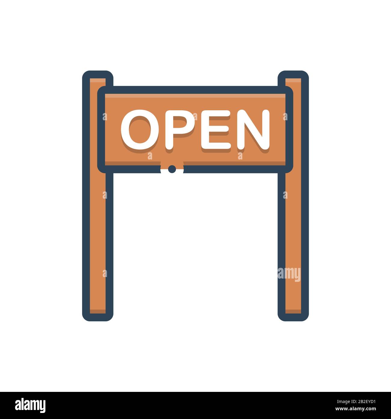 Icon for open sign, open Stock Vector Image & Art - Alamy