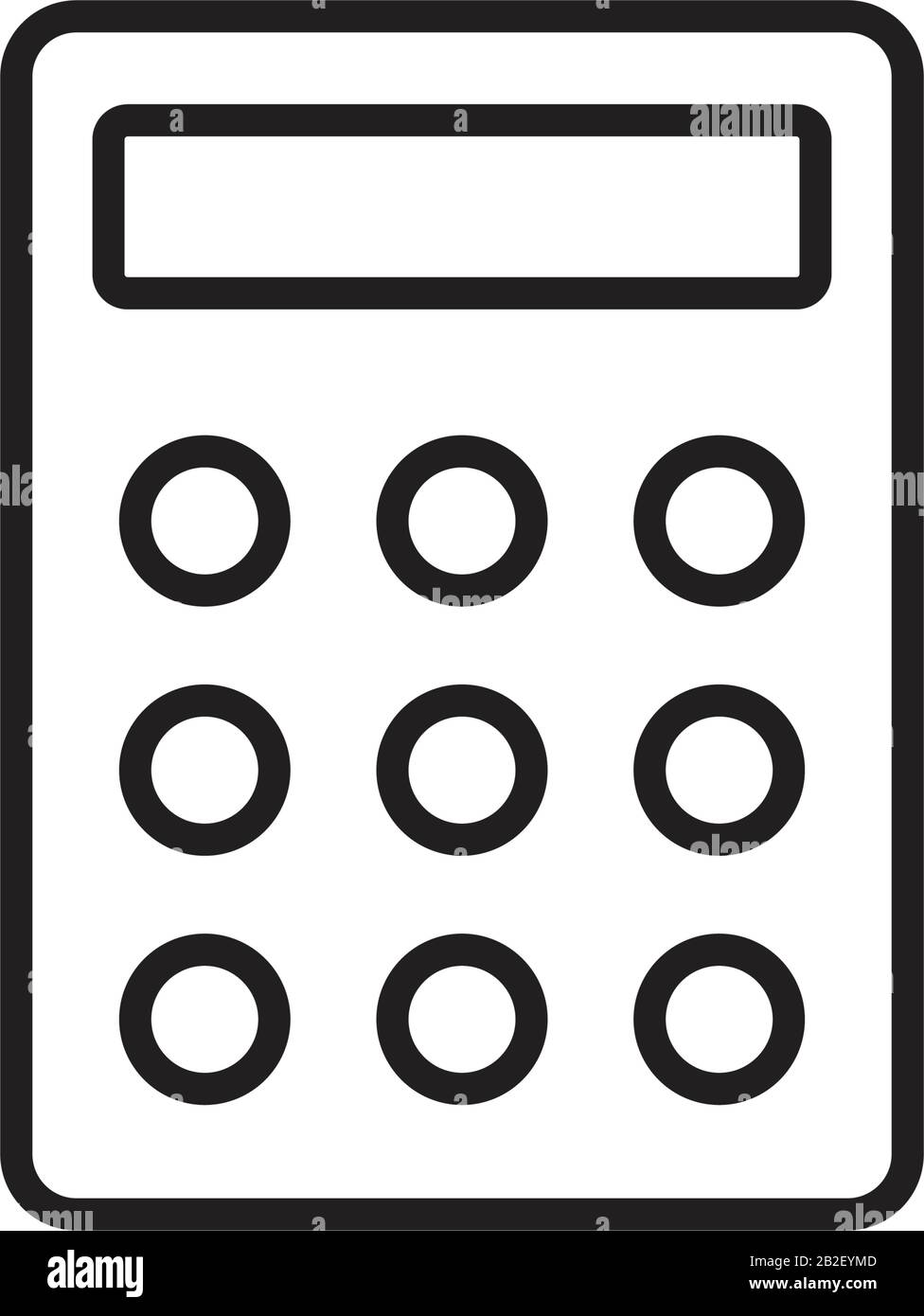 Calculator icon template black color editable. Calculator icon symbol ...