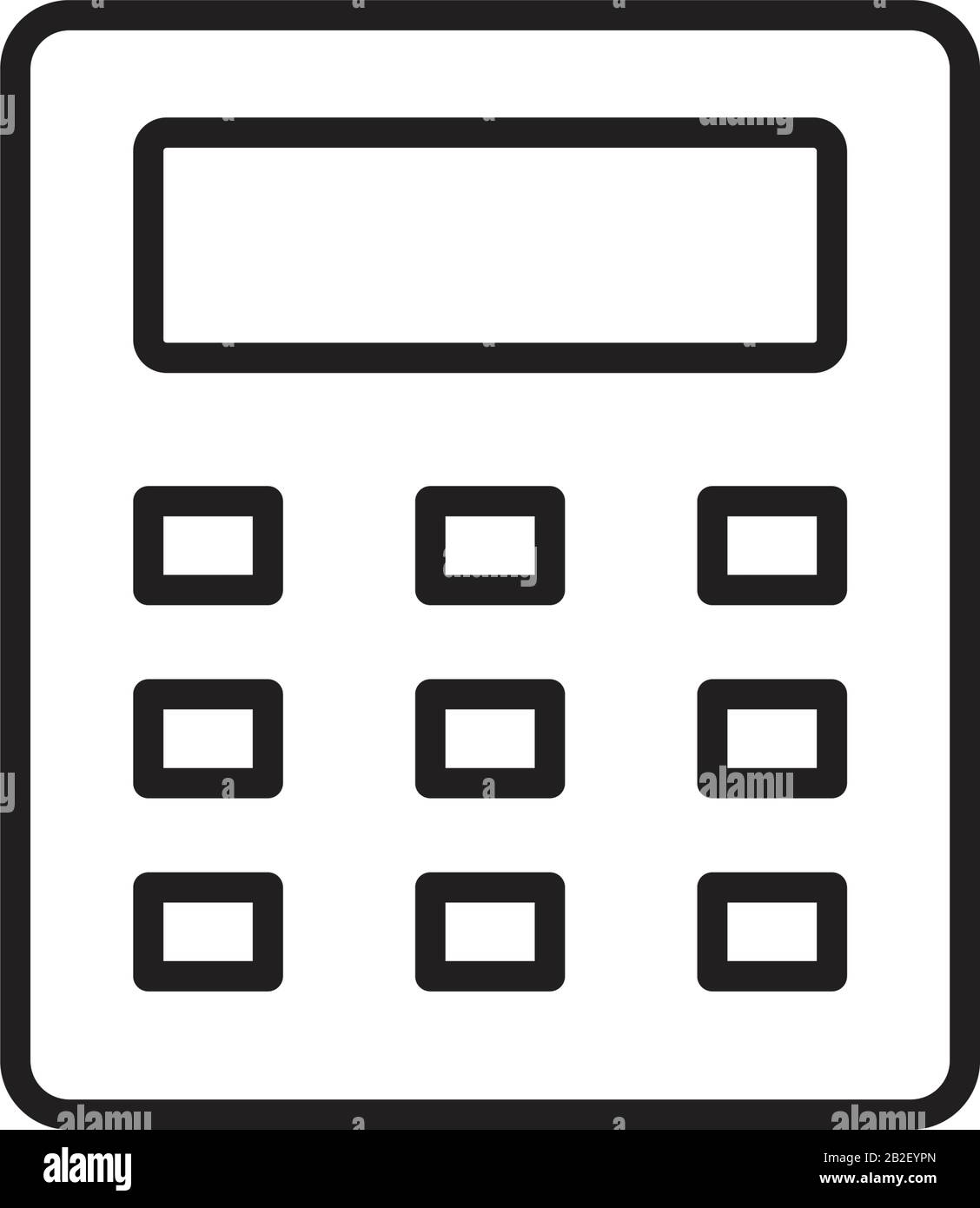 Calculator icon template black color editable. Calculator icon symbol ...