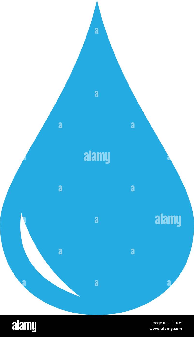 A drop icon template black color editable. A drop icon symbol Flat ...