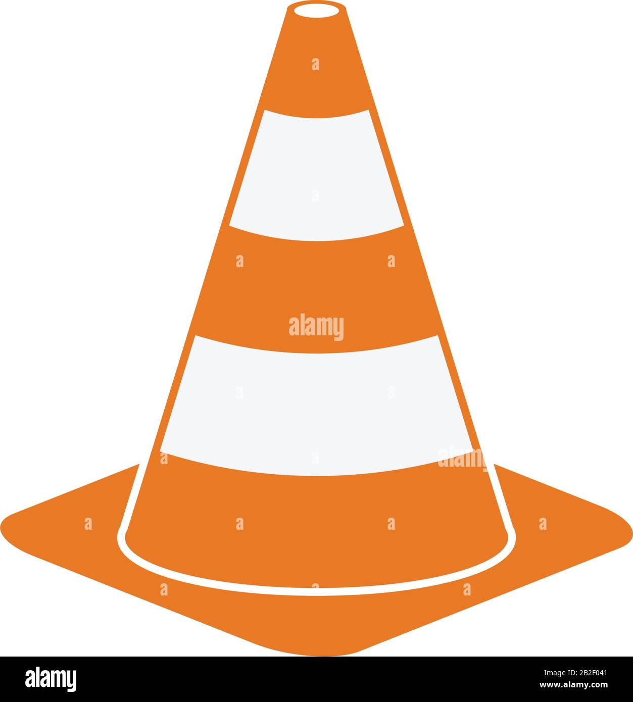 Construction Cone Icon Vector