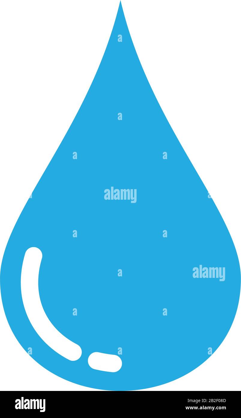 A drop icon template black color editable. A drop icon symbol Flat ...
