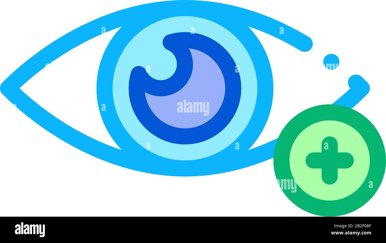 Farsightedness And Hyperopia Icon Thin Line Vector Stock Vector Image ...