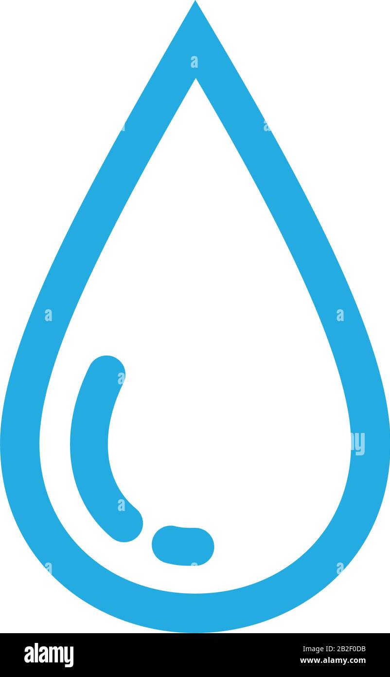 A drop icon template black color editable. A drop icon symbol Flat ...