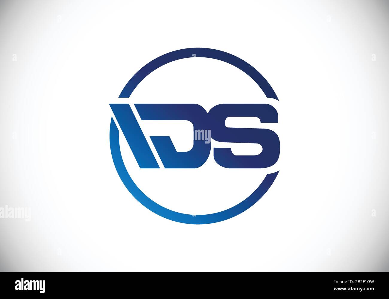 D S Initial letter logo design, Creative Modern Letters Vector Icon ...