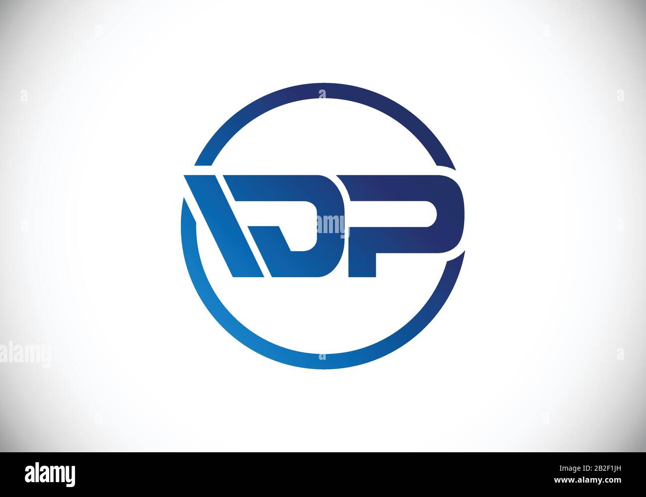 D P Initial letter logo design, Creative Modern Letters Vector Icon ...